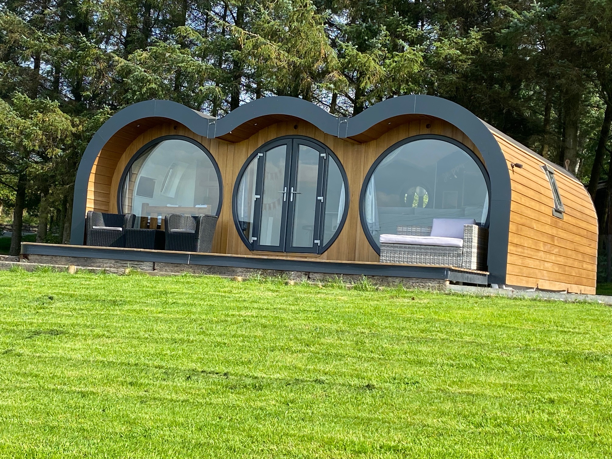Severn triple glamping pod